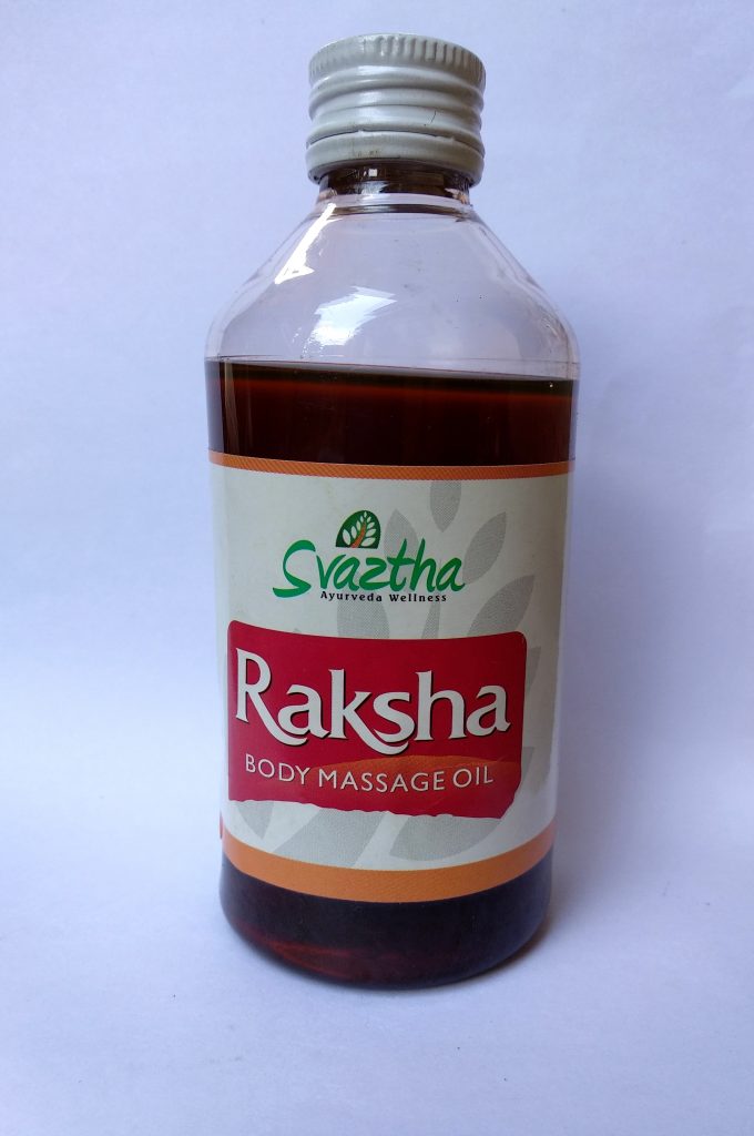 Best Raksha Ayurvedic Body Massage Oil | Kerala Spice Cart